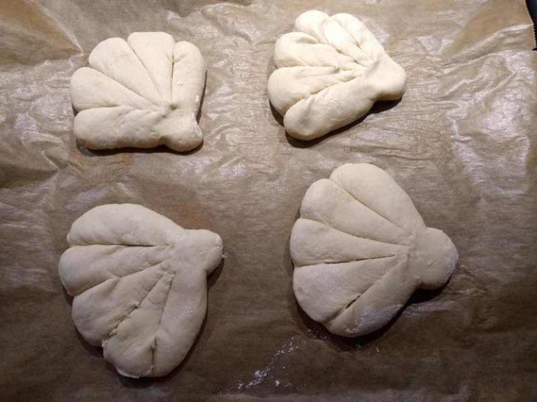 Muschelbrötchen mit Über-Nacht-Gare - Rezept